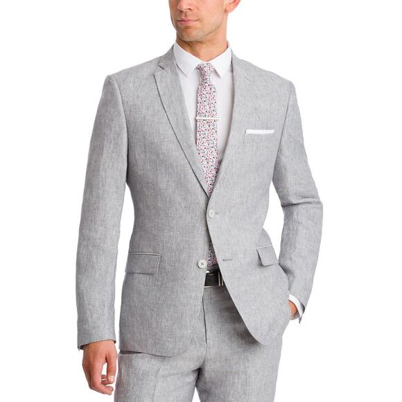 Bar III | Suits & Blazers | Bar Iii Mens Slimfit Linen Two Button Suit ...